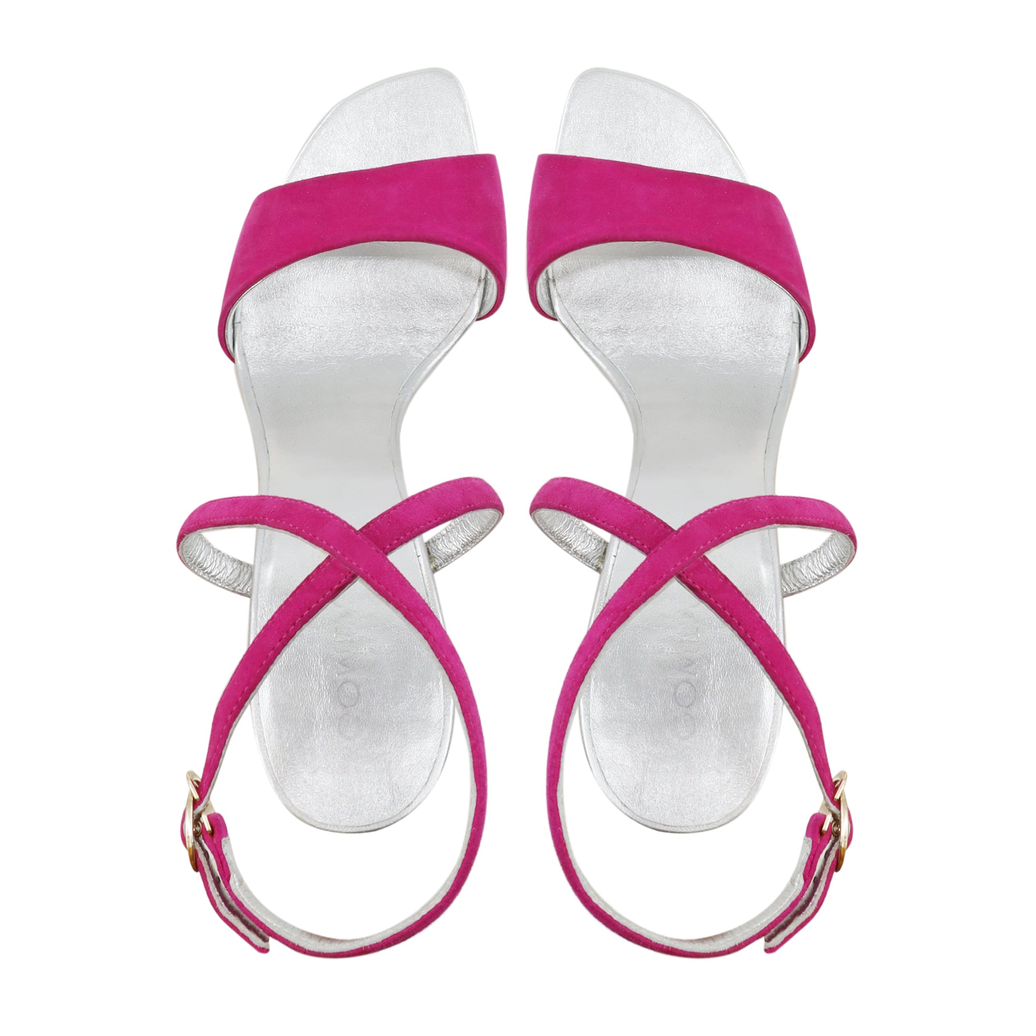 Anna - Women's Fuchsia Strapped Heels – Gomila Intersole