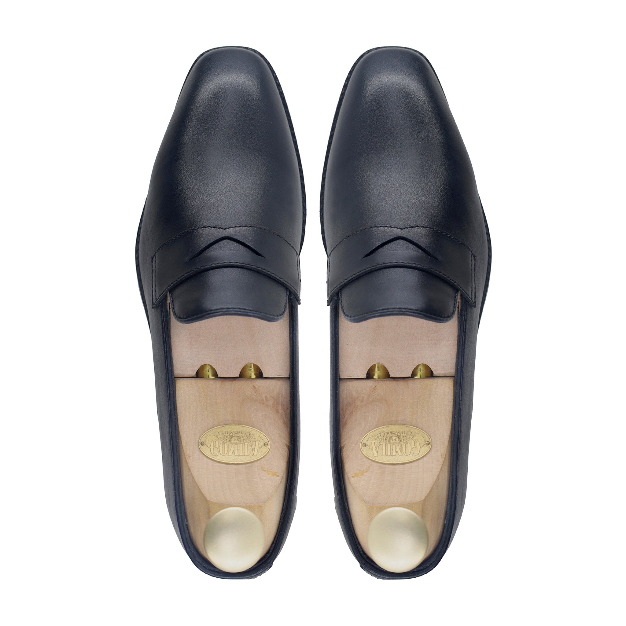 Magno - Men's Black Calf Leather Loafer – Gomila Intersole